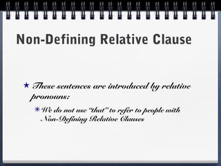 Relative Sentences | PPT