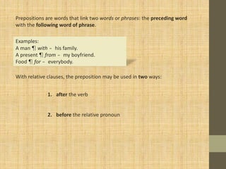 Practice: Relative sentences Intermediate level | PDF