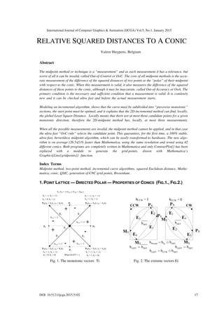 Relative squared distances to a conic | PDF