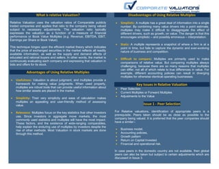 Relative Valuation: Business Valuation Article | PDF