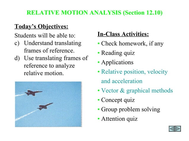 Relative velocity | PPT