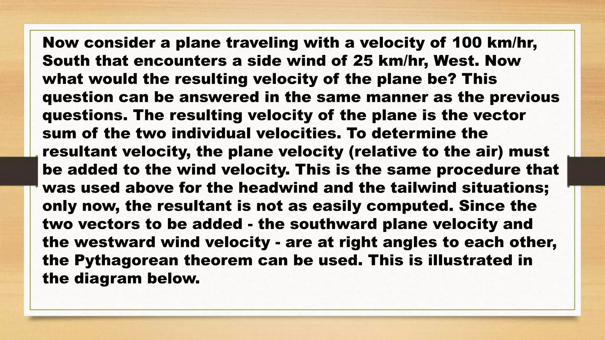 Relative Velocity In Two Dimensions Pptx