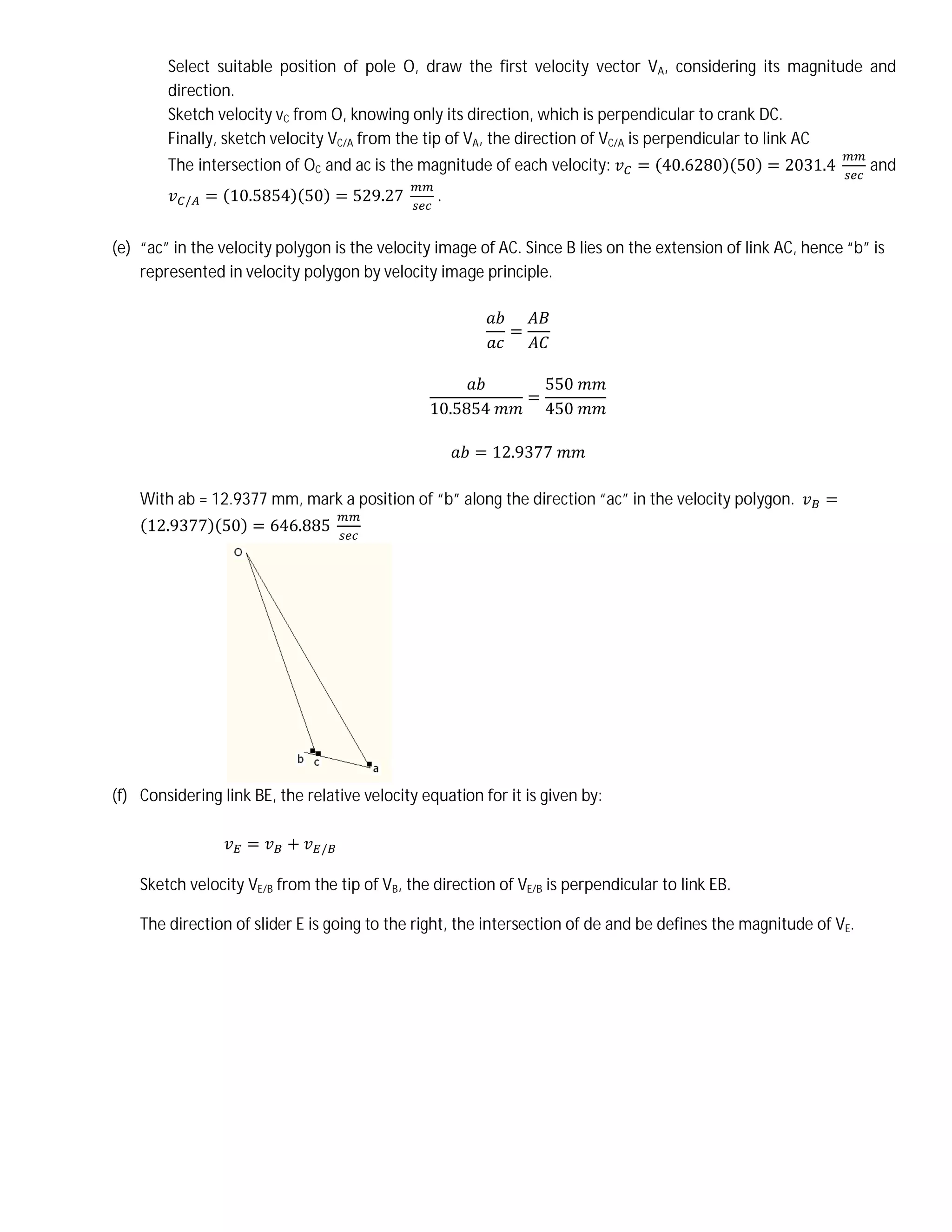 Relative velocity method_03 | PDF
