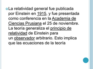 Relatividad de la fisica moderna | PPTX