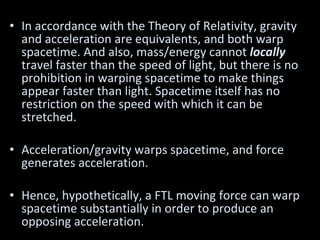 Relativistic Phase Displacement Space Drive | PPT