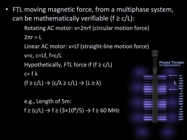 Relativistic Phase Displacement Space Drive | PPT
