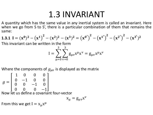 Relativistic formulation of Maxwell equations.