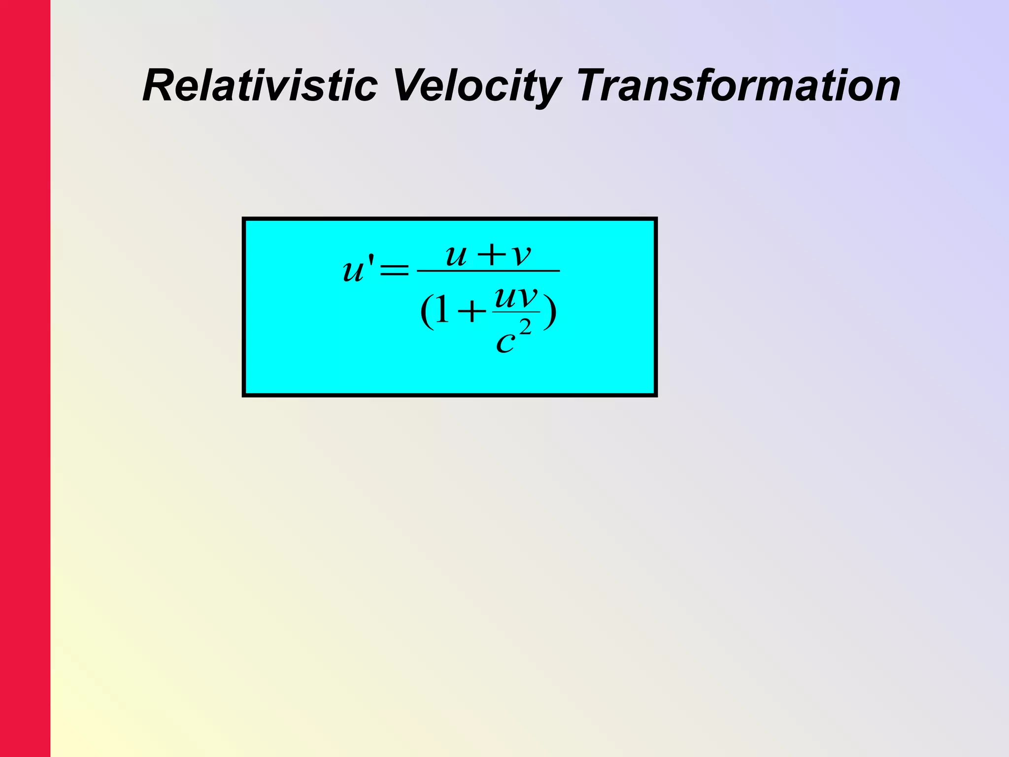 Relativity | PPT