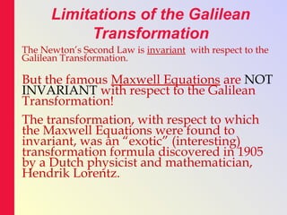 Relativity | PPT | Physics | Science