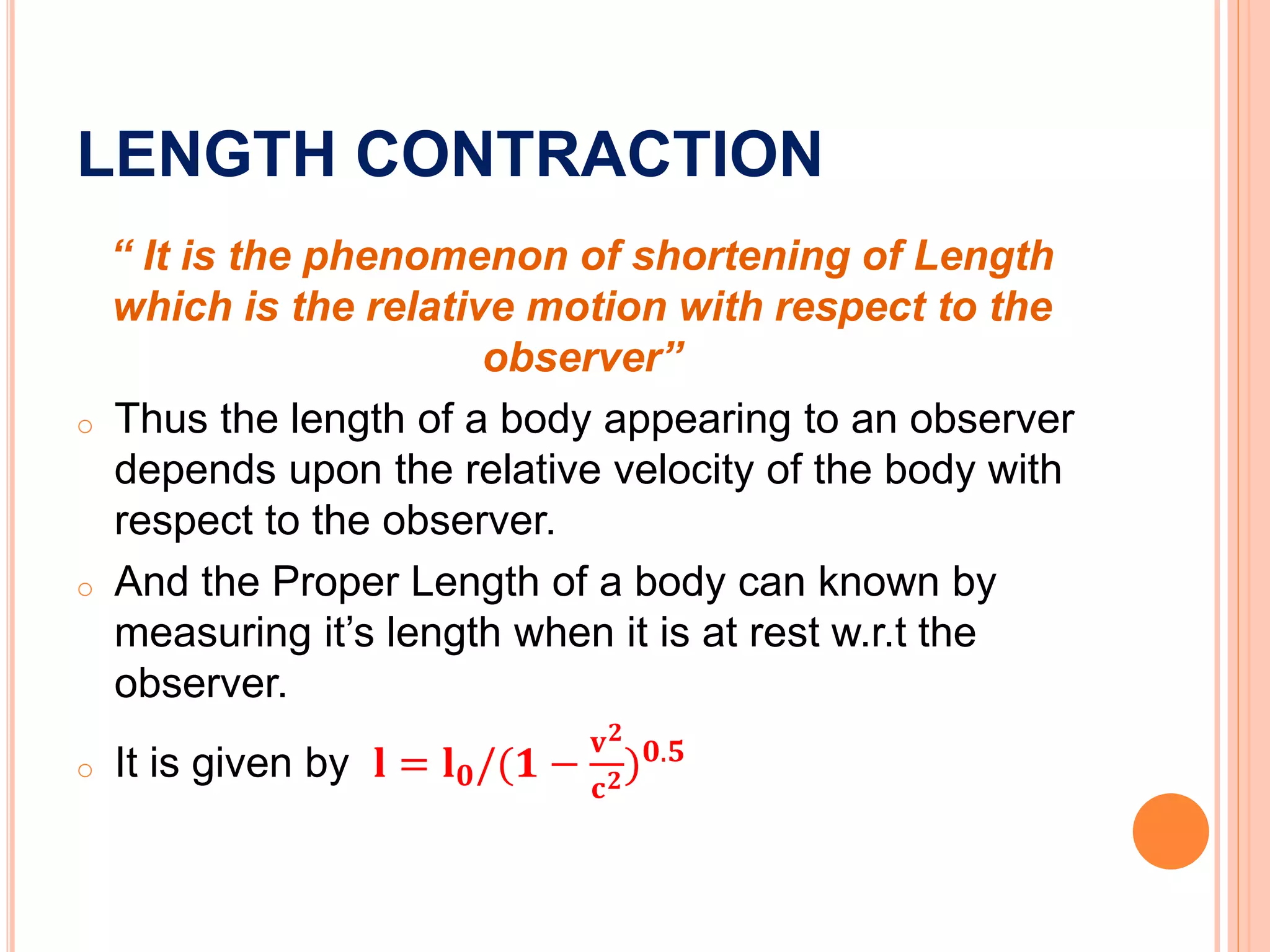Relativity Law ( Albert Einstein) | PPTX | Physics | Science