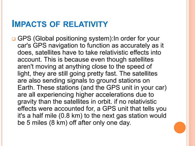 Relativity Law ( Albert Einstein) | PPTX | Physics | Science