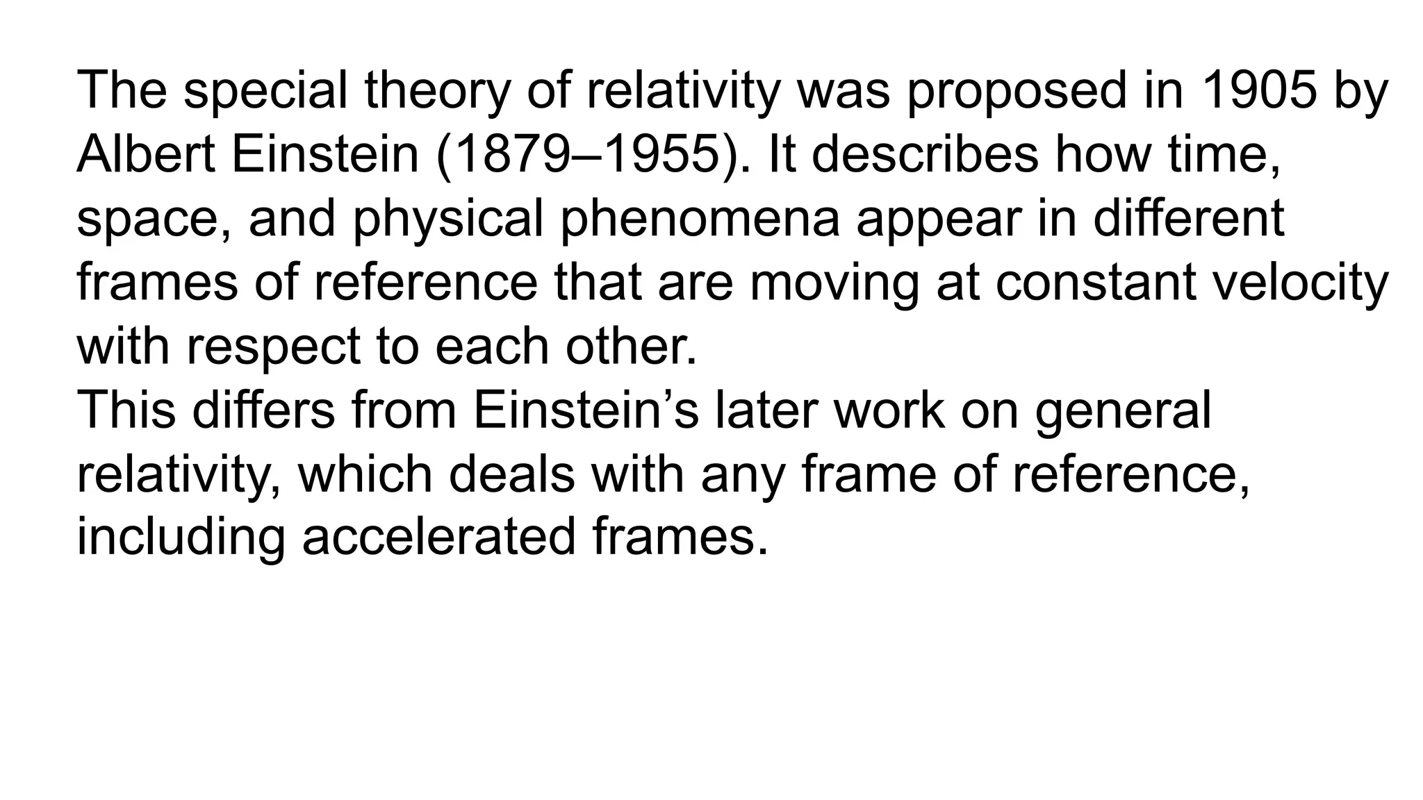 Relativity | PPTX