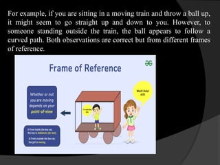 relativity frame of reference non inertial frame of reference | PPT