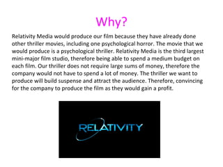 Relativity media | PPT