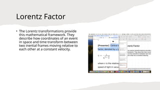 RELATIVITY_PART 2_RELATIVITY(Lorentz Transformations, Doppler Effect ...