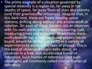 Relativity theory | PPTX