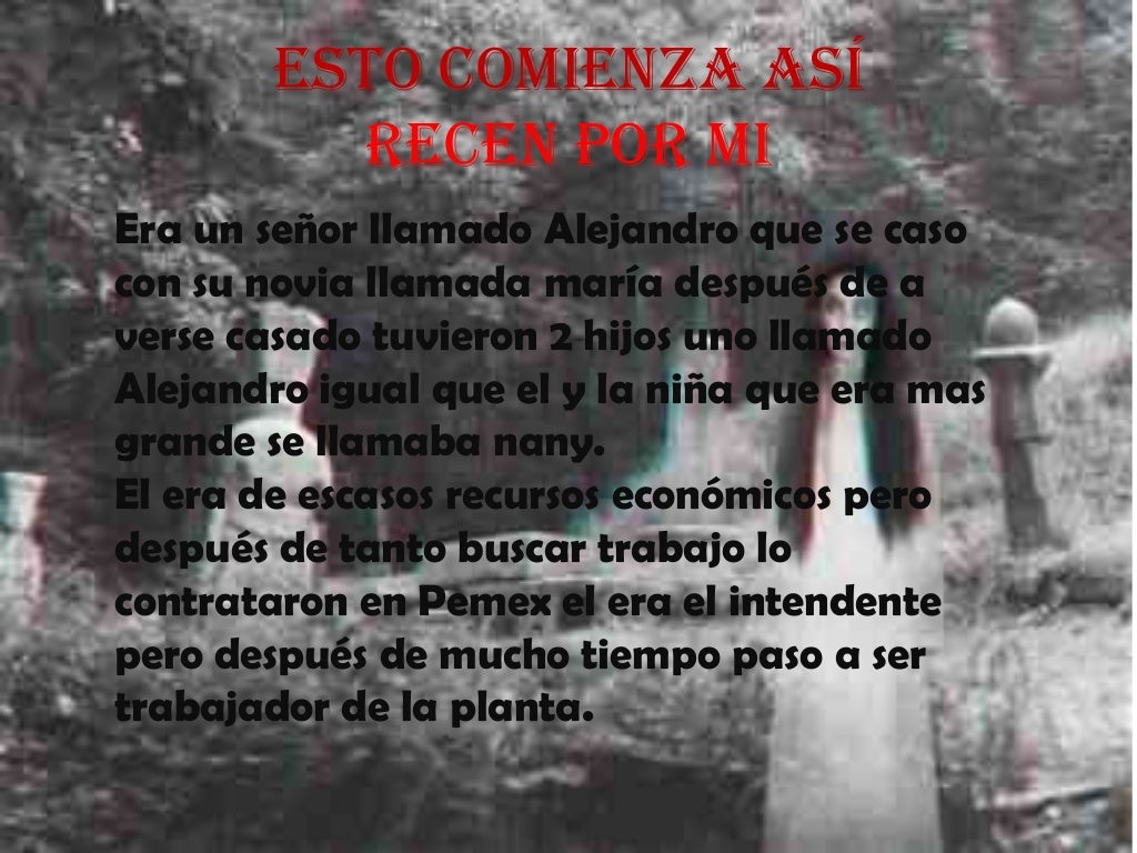 Relatos de terror basados en echos reales