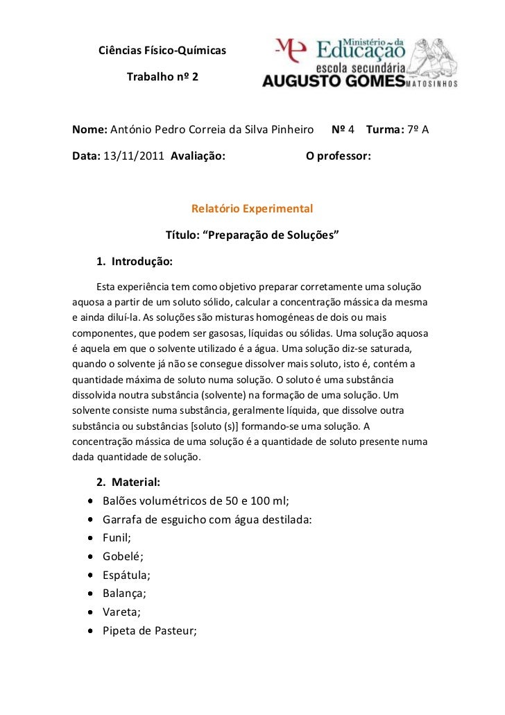 Relat贸rio Experimental 2 Corrigido