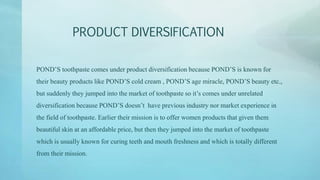 Relaunch strategy of pond's toothpaste | PPTX