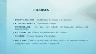 Relaunch strategy of pond's toothpaste | PPTX | Herbs and Supplements ...