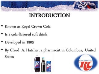 Relaunch of RC Cola | PPTX