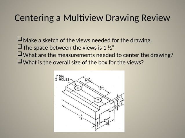 Lecture on multiview drawings in civil engineering drawing and its ...
