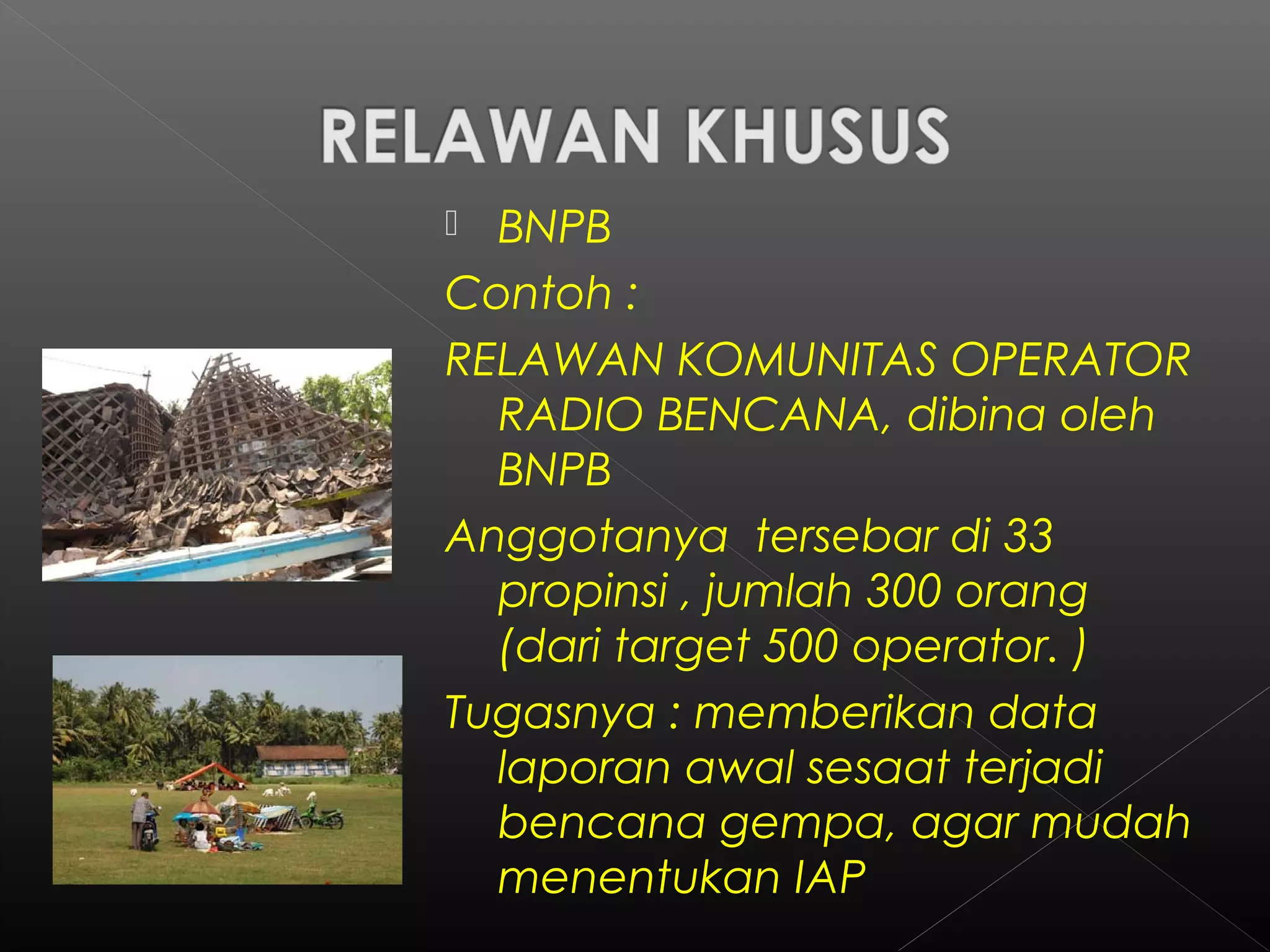 Relawan di indonesia | PPT