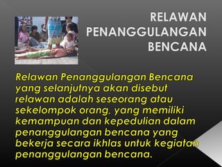 Relawan di indonesia | PPT