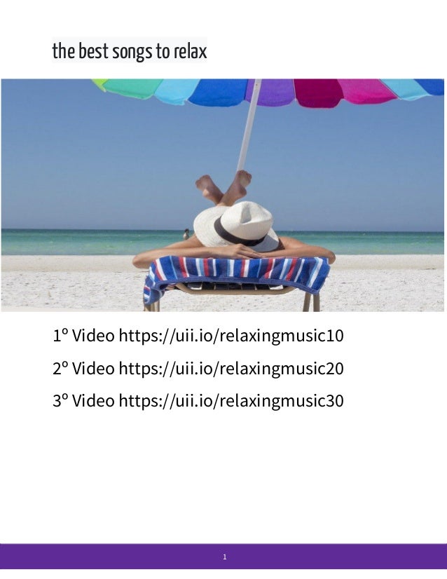 the best songs to relax | PDF