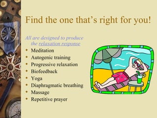 Relaxation Techniques | PPT