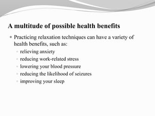 Relaxation | PPTX
