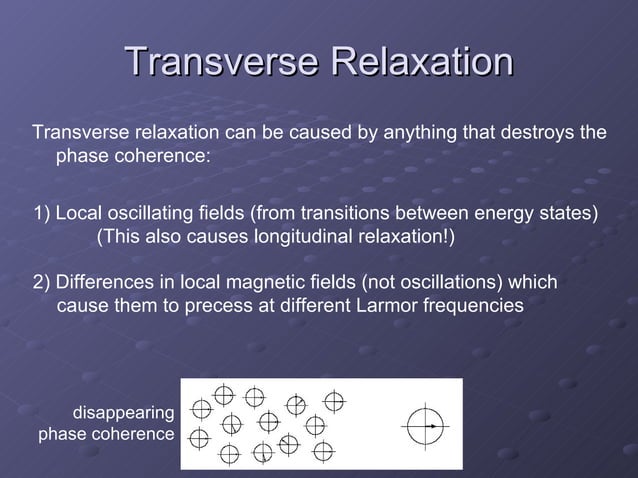 Relaxation in NMR | PPT