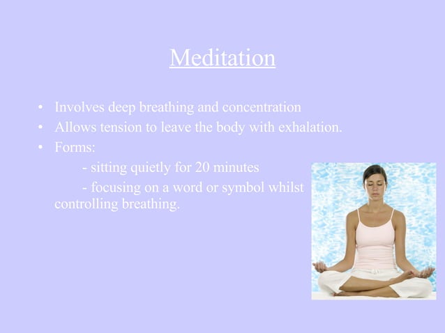 Relaxation Techniques | PPT | Fitness and Exercise | Healthy Living