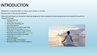 RELAXATION TECHNIQUES | PPTX