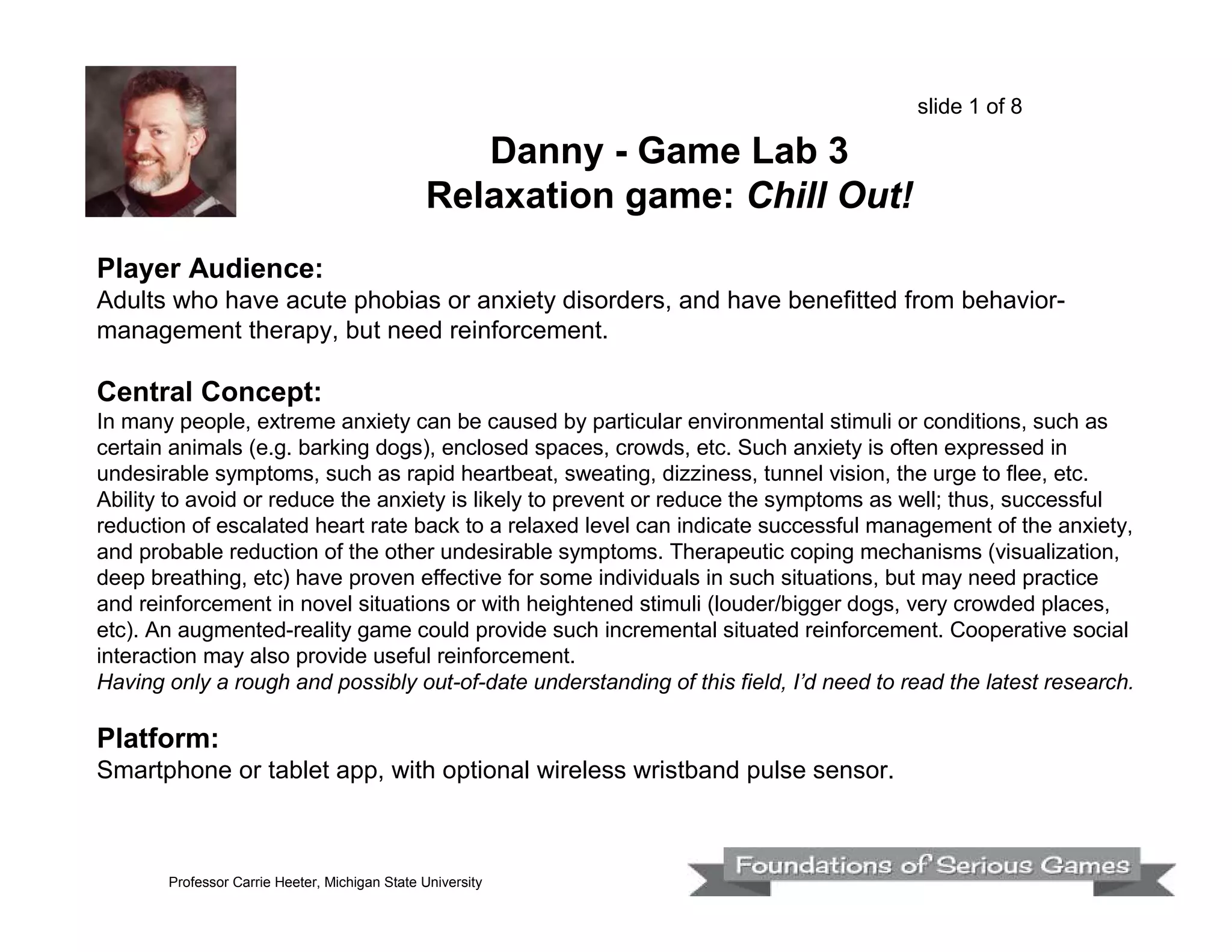 Relaxation game concept slides | PDF