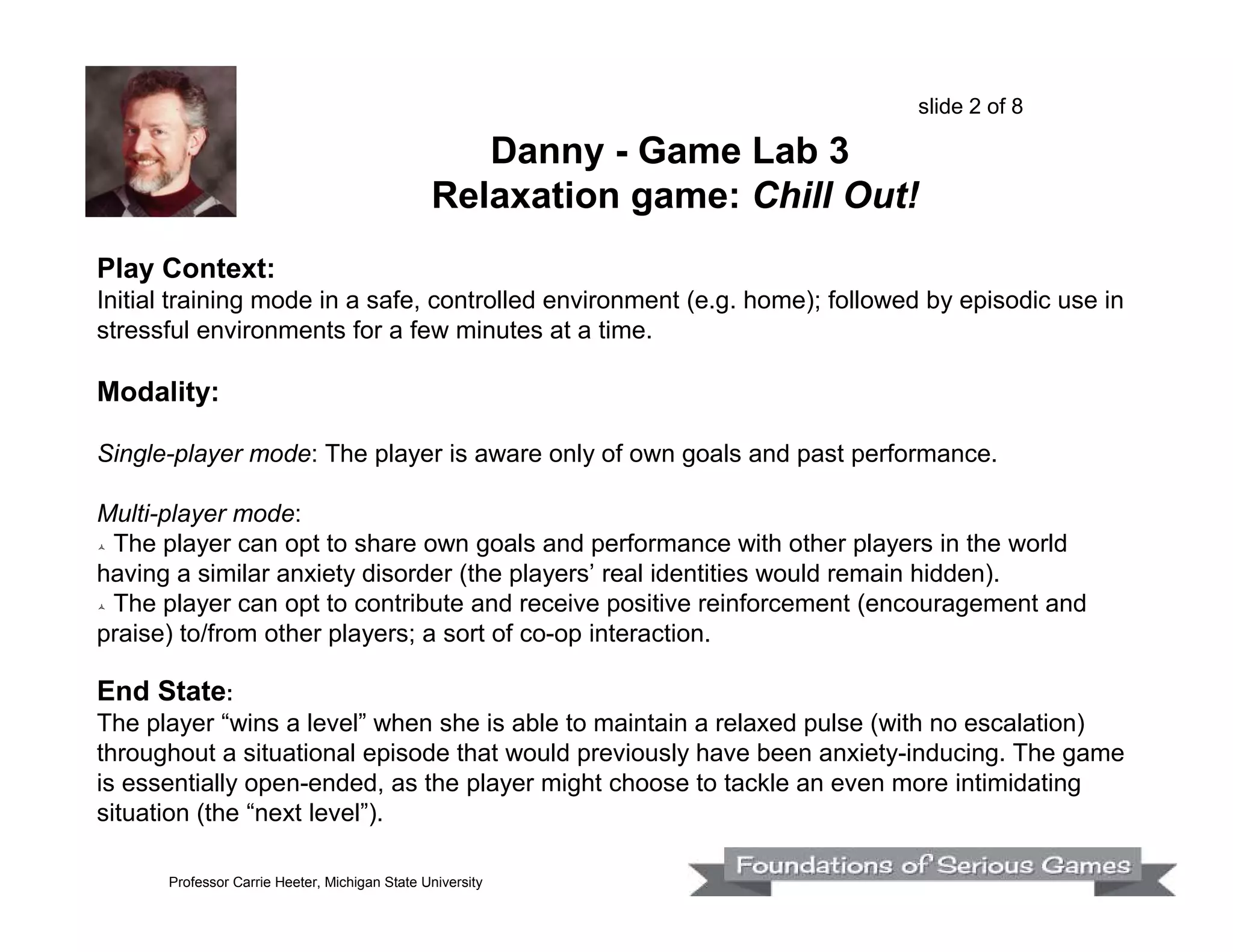 Relaxation game concept slides | PDF