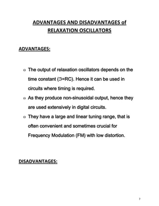 Relaxation oscillator | DOCX