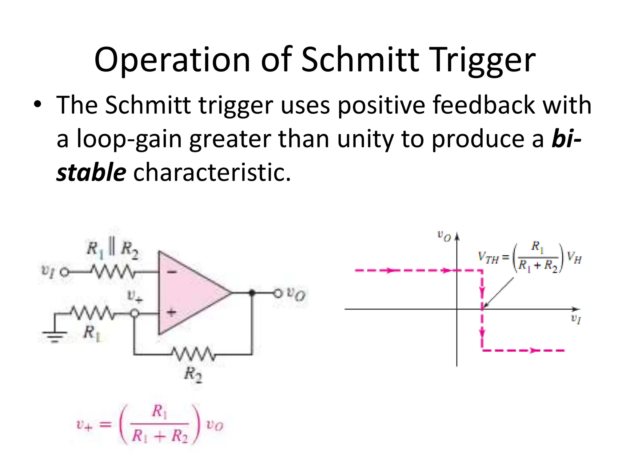 Relaxation Oscillator: Schmitt Trigger Circuits.pptx | Consumer ...