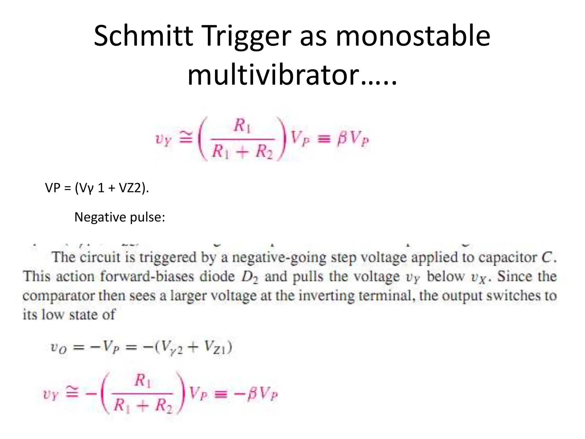 Relaxation Oscillator: Schmitt Trigger Circuits.pptx