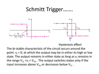 Relaxation Oscillator: Schmitt Trigger Circuits.pptx | Consumer Electronics | Technology & Computing