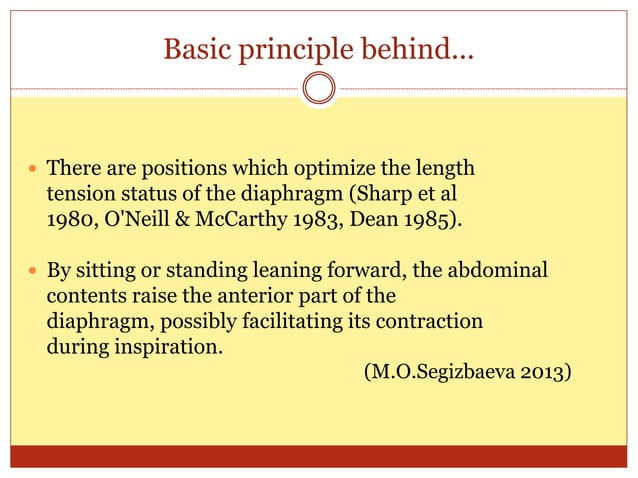 Relaxation positions for breathelessness patients | PPTX | Lung and ...
