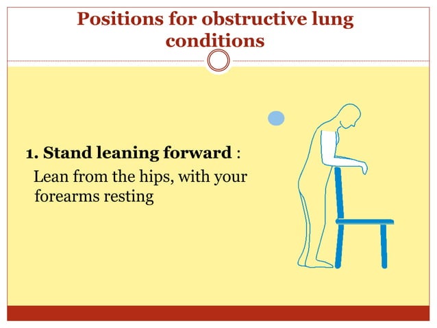 Relaxation positions for breathelessness patients | PPTX | Lung and ...