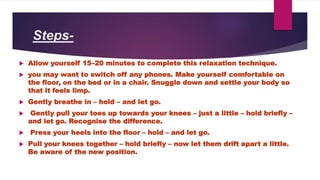 Relaxation procedure | PPT