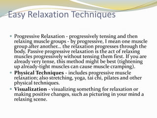 Relaxation & rehabilitation therapy | PPTX | Physical Therapy | Wellness