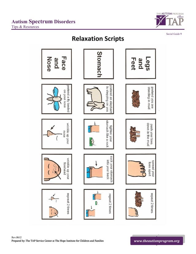 The Autism Program - Relaxation Scripts | PDF