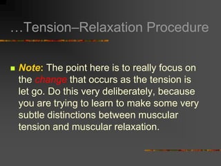 Relaxation therapy | PDF
