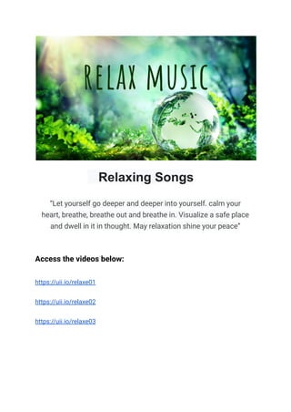 Relaxing Songs | PDF