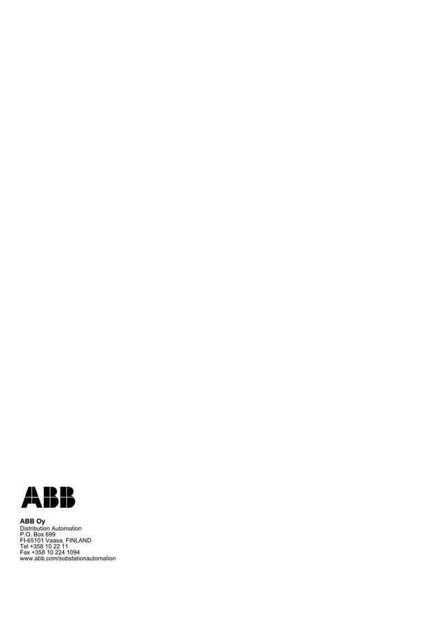 ABB Relay | PDF