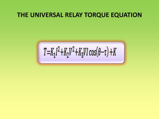 Relay and switchgear protection | PPTX