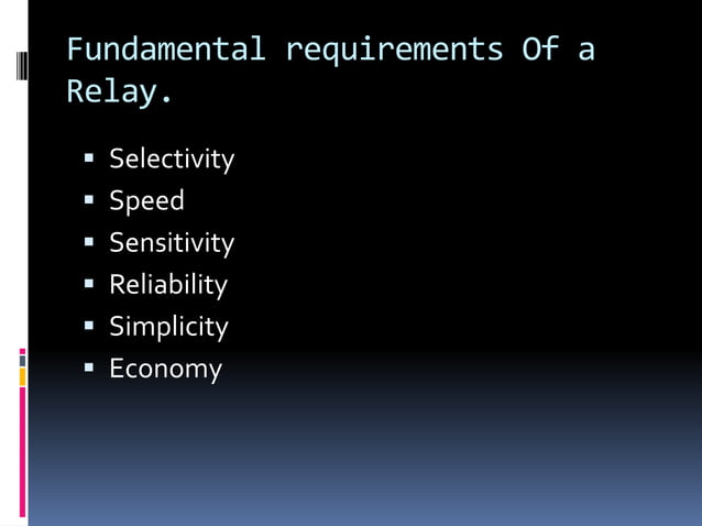 Relay coordination | PPTX | Computer Networking | Computing